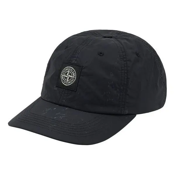 Supreme X Stone Island 6-panel Cap - Black
