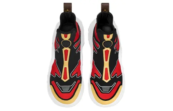 LOUIS VUITTON Archlight Ankle Sneakers - Red/black/white