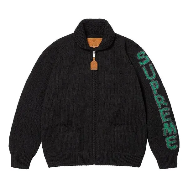 Supreme Camacho Cowichan Sweater 'black Green