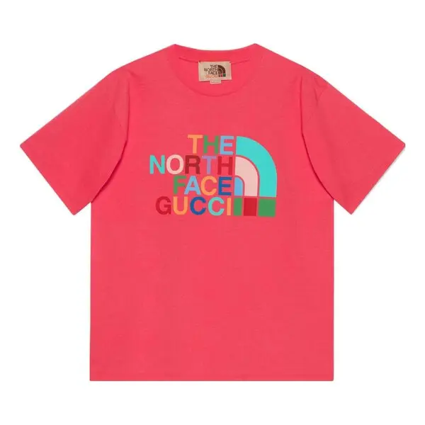 Gucci X The North Face Cotton T-shirt - Pink
