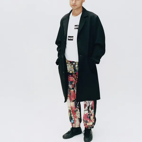 Supreme Fw18 X Comme Des Garcons Shirt Wool Overcoat