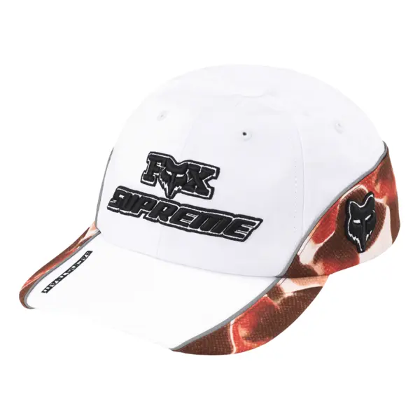 Supreme X Fox Racing 6-panel Cap - White