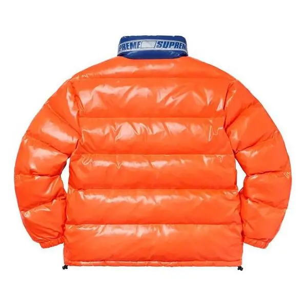 Supreme Shiny Reversible Puffy Jacket - Blue/orange