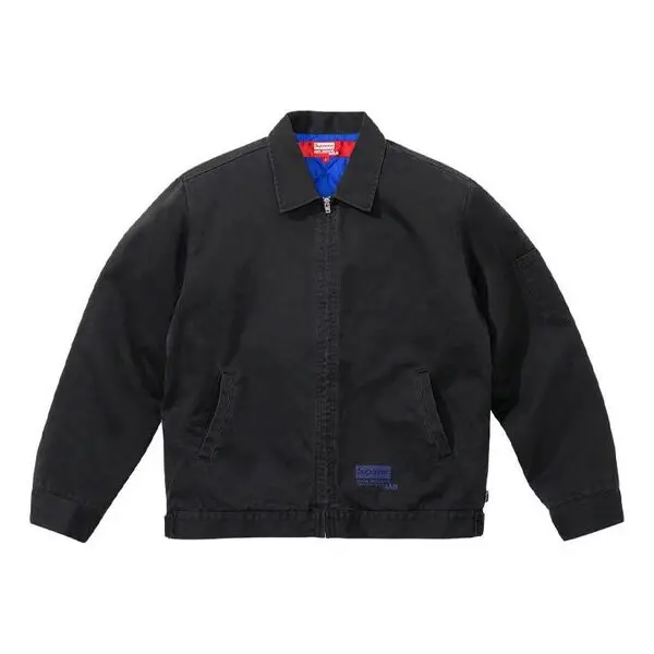Supreme X Junya Watanabe Comme Des Garons Printed Work Jacket - Black/navy