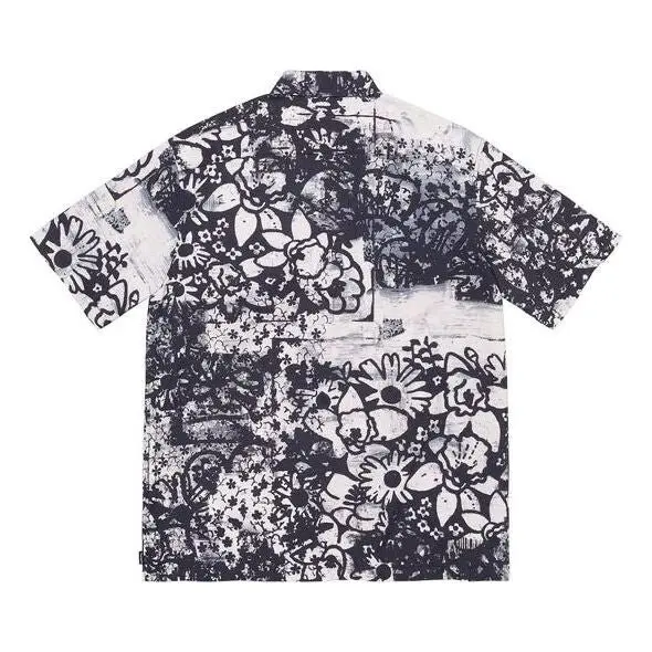 Supreme X Christopher Wool S/s Shirt 'white Black