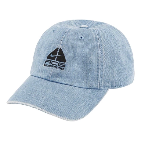 Supreme X Nike Acg Denim 6-panel 'teal Black
