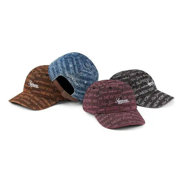 Supreme Multi Type Jacquard Denim 6-panel - Multi-color