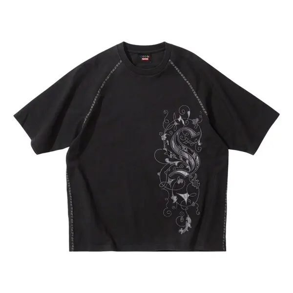 Supreme X Coogi Ss23 Week11 Raglan T-shirt - Black