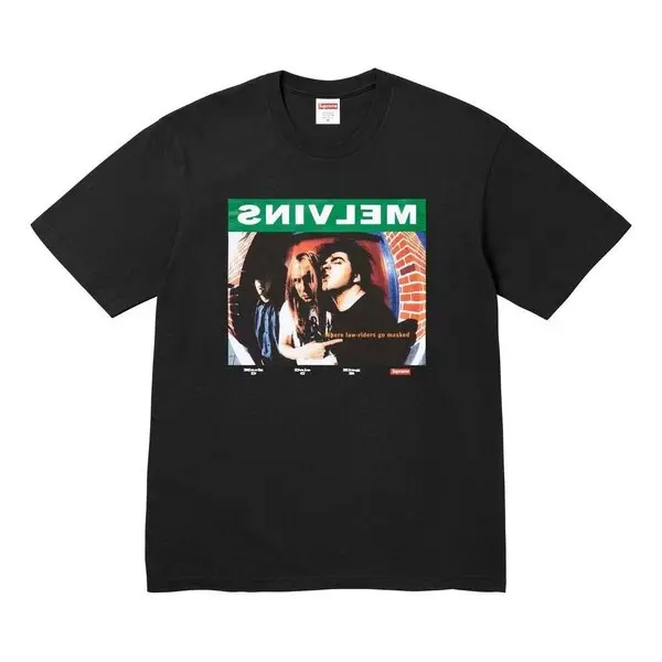 Supreme X Melvins Prick T-shirt 'black Red - Black/red