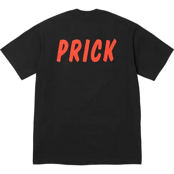 Supreme X Melvins Prick T-shirt 'black Red - Black/red