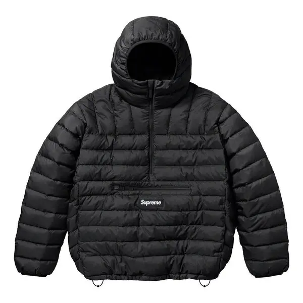 Supreme Micro Down Half Zip Hooded Pullover