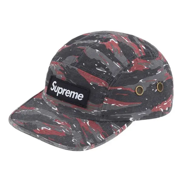 Supreme Military Camp Hat - Red Tiger Camo