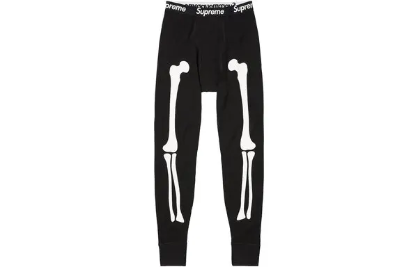 Supreme X Hanes Fw23 Week9 Bones Thermal Crew Pants