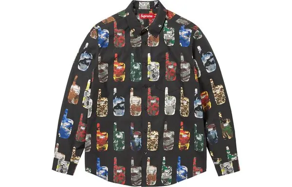 Supreme Fw23 Week10 Walkie Talkie Shirt 'multicolor