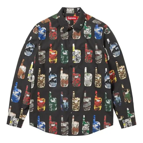 Supreme Fw23 Week10 Walkie Talkie Shirt 'multicolor - Multi-color