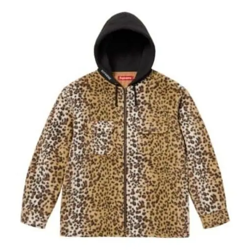 Supreme Fleece Zip Up Hoodie - Brown