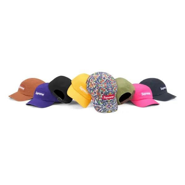 Supreme Washed Chino Twill Camp Cap - Multi-color