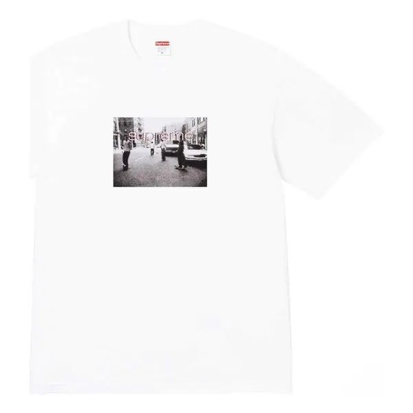 Supreme Crew 96 T-shirt 'white Black