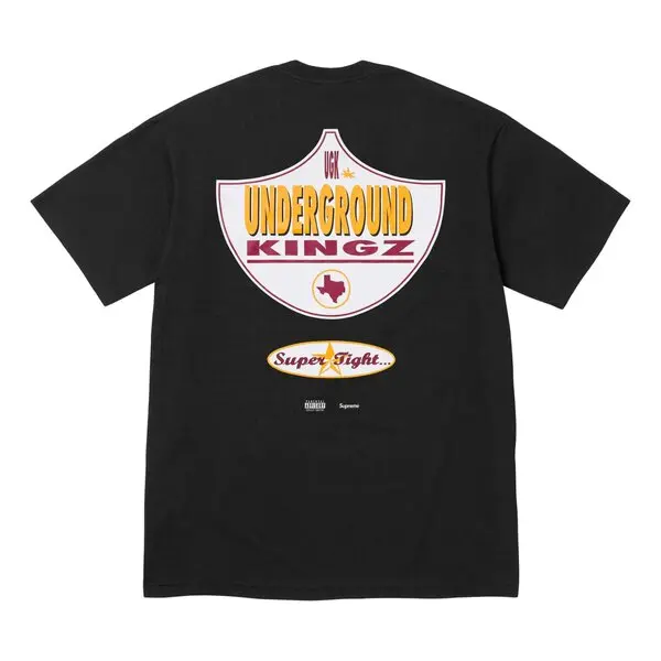 Supreme X Ugk Super Tight T-shirt 'black White