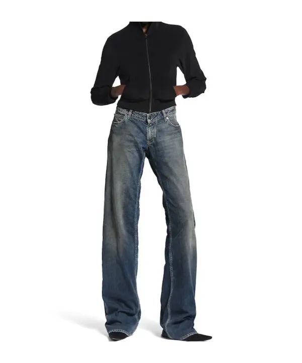 Balenciaga Fitted Low-waisted Jeans