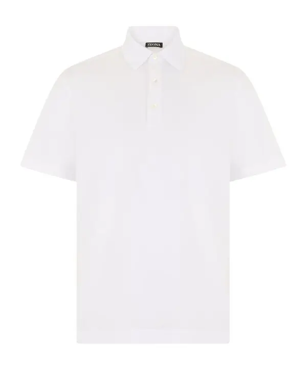 Zegna Short-sleeve Cotton Polo Shirt