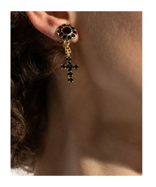 Dolce & Gabbana Dolce Gabbana Embellished Clip Earrings