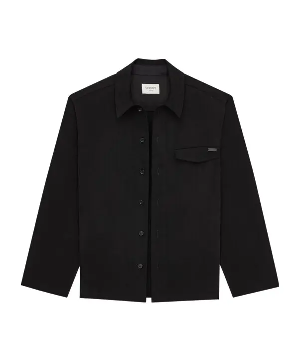 Saint Laurent Long-sleeved Shirt Jacket
