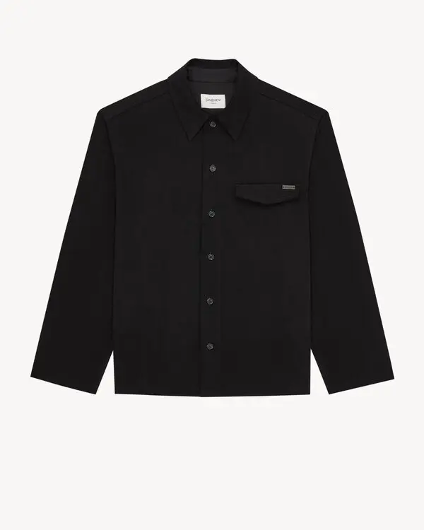 Saint Laurent Long-sleeved Shirt Jacket
