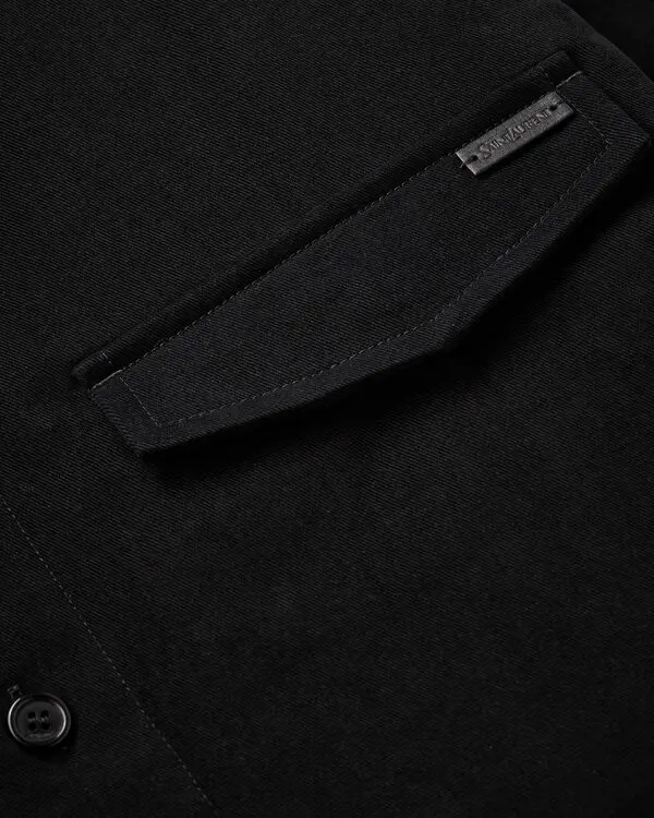 Saint Laurent Long-sleeved Shirt Jacket