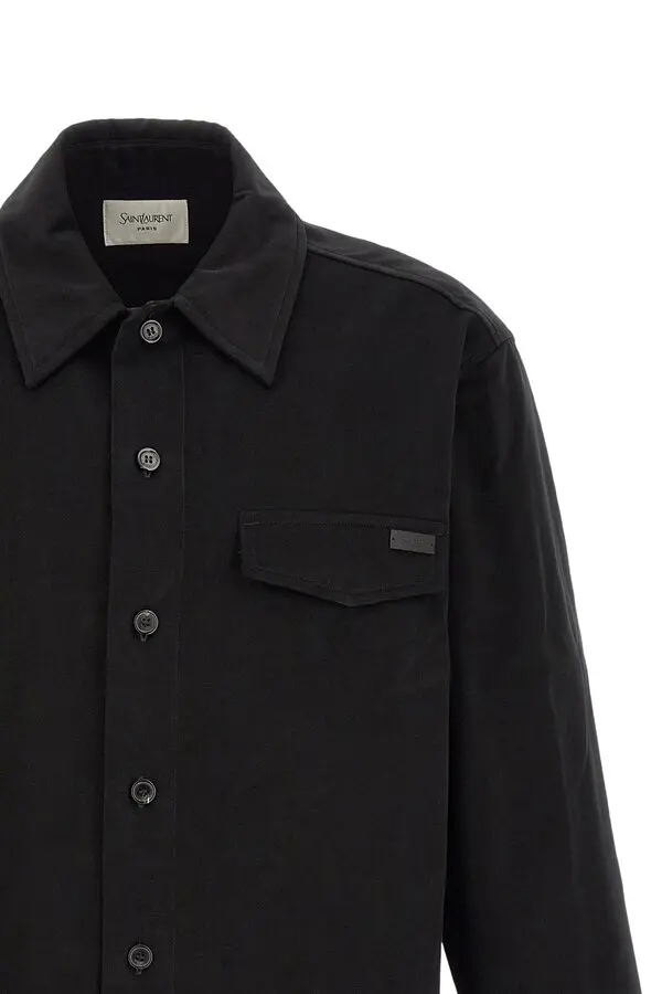 Saint Laurent Long-sleeved Shirt Jacket