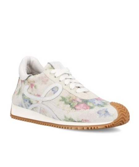 Loewe Floral Printed Low-top Sneakers