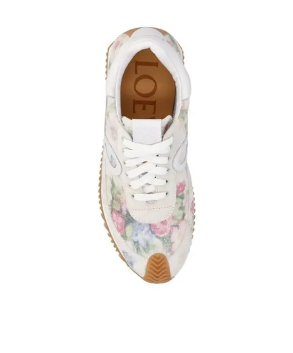 Loewe Floral Printed Low-top Sneakers