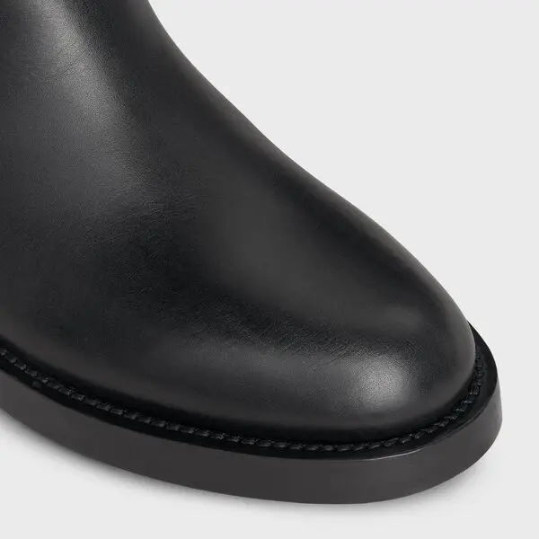 Celine High Boot Biker In Calfskin Vegetal Tanning