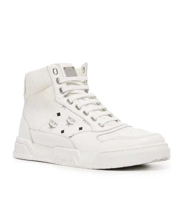 Mcm Logo High-top Sneakers