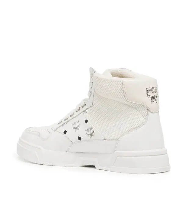 Mcm Logo High-top Sneakers
