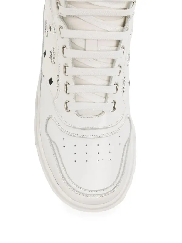 Mcm Logo High-top Sneakers