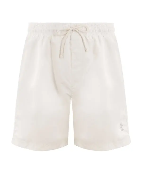 Brunello Cucinelli Drawstring Swim Shorts - Off-white