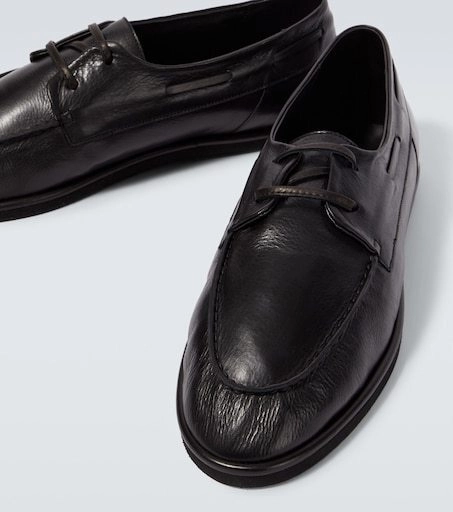 Auralee Leather Derby Shoes