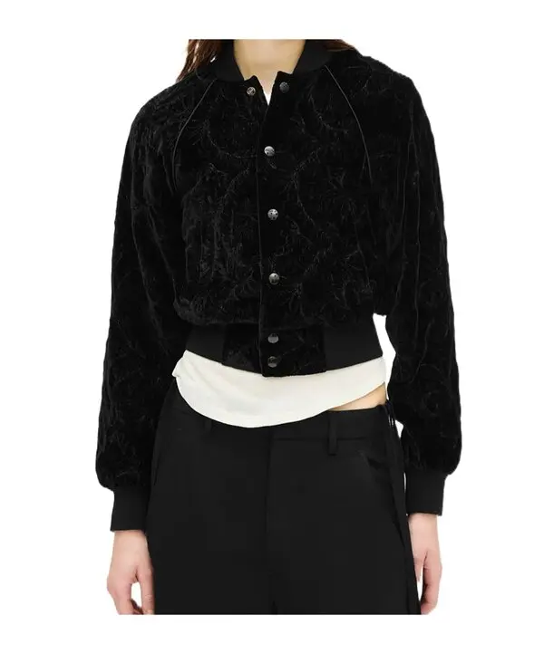 ANN DEMEULEMEESTER Arya Bomber Jacket - Black