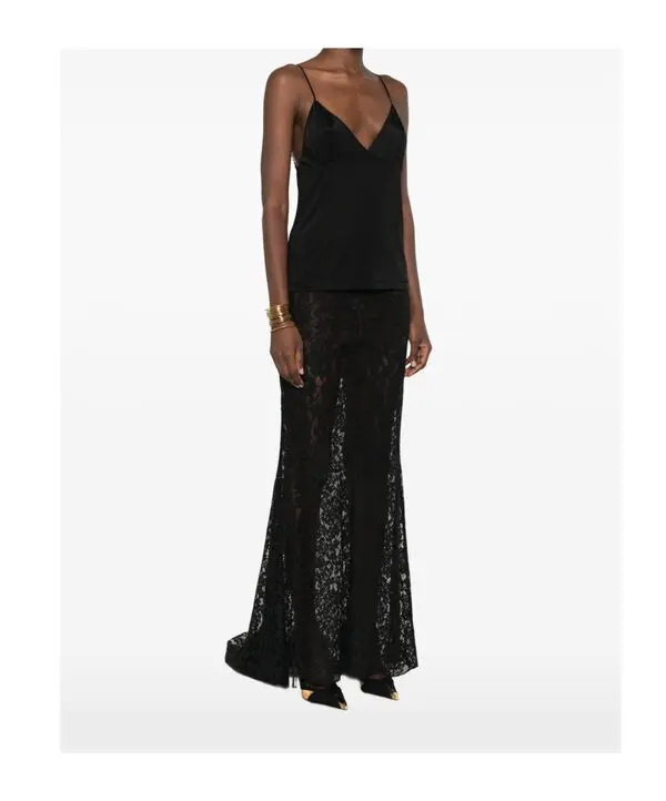 Saint Laurent Sleeveless V-neck Top