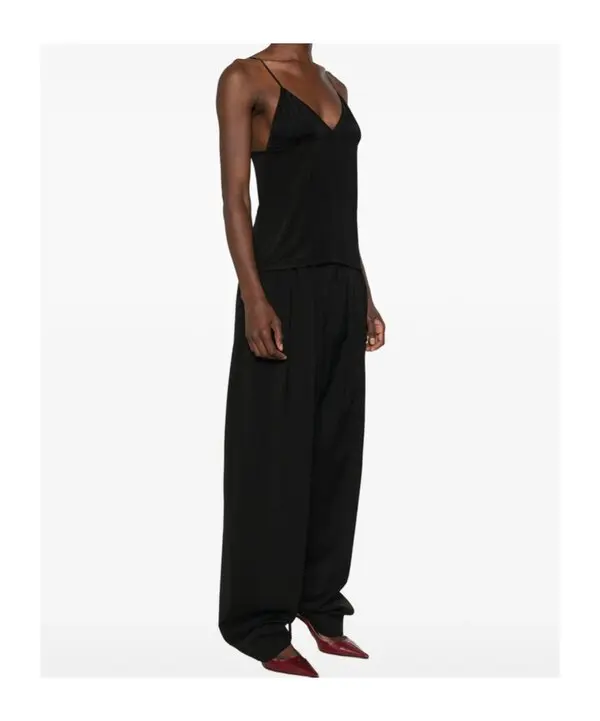 Saint Laurent Sleeveless V-neck Top