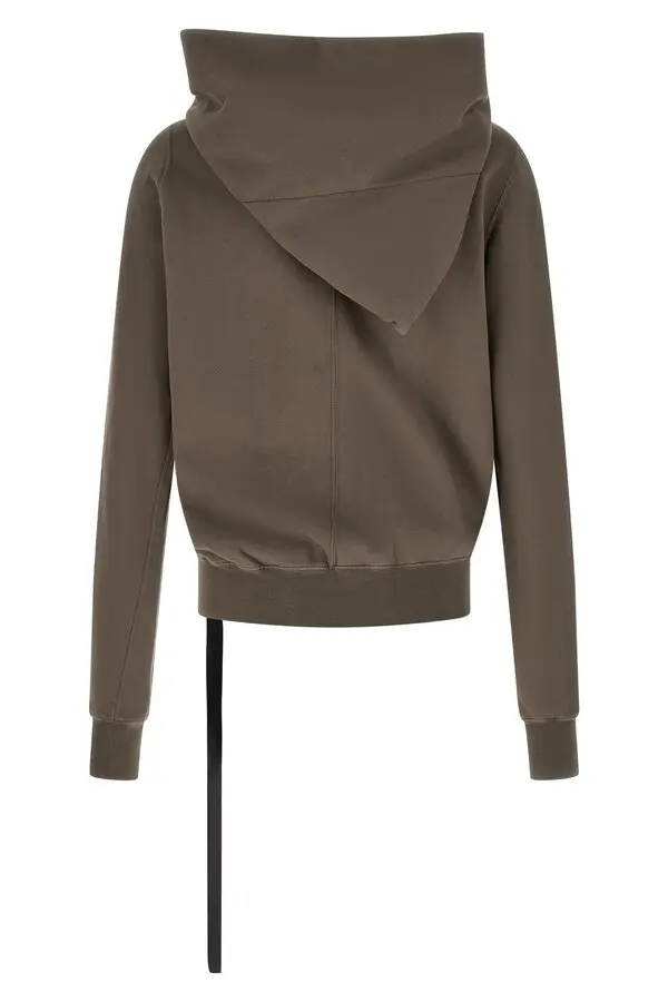 Rick Owens Long-sleeved Hoodie With Zipper