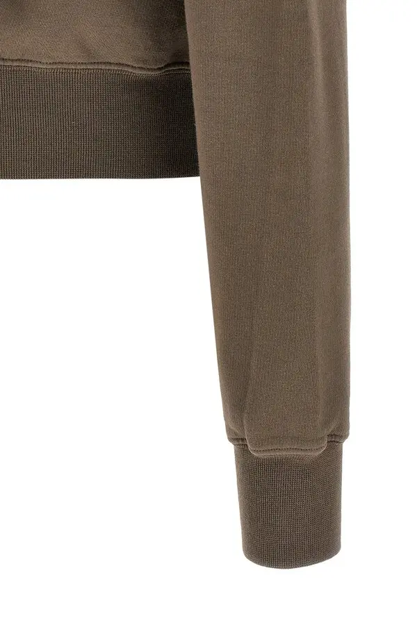 Rick Owens Long-sleeved Hoodie With Zipper