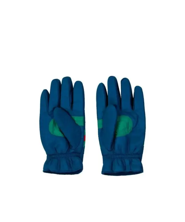 Gucci Webbing Striped Gloves
