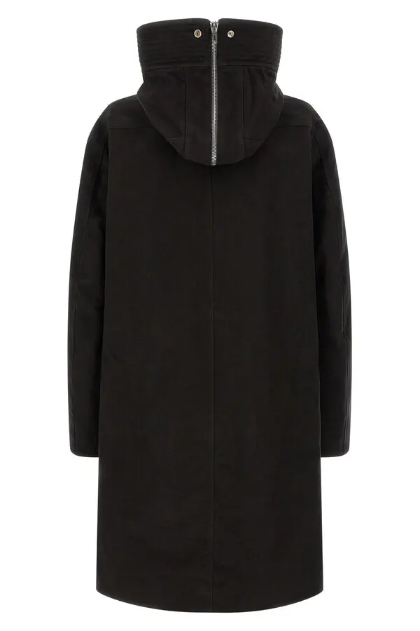 Rick Owens Drawstring-hood Zipped Coat