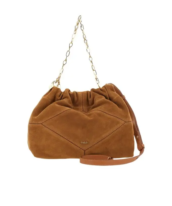 Ba&sh Ruched Chain Strap Shoulder Bag