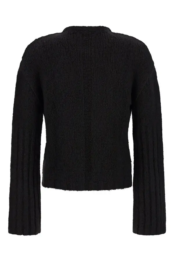 Rick Owens Ribbed-knit Long-sleeve Sweater