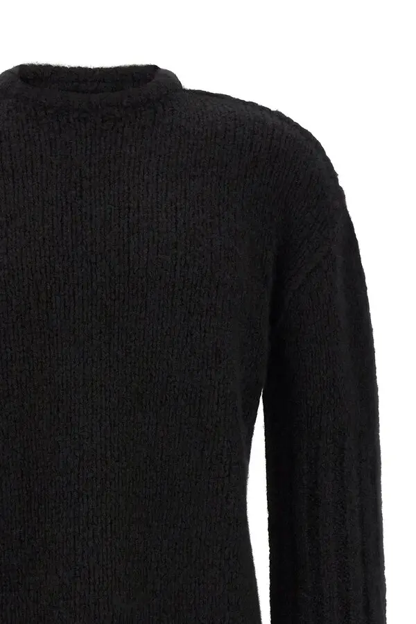 Rick Owens Ribbed-knit Long-sleeve Sweater