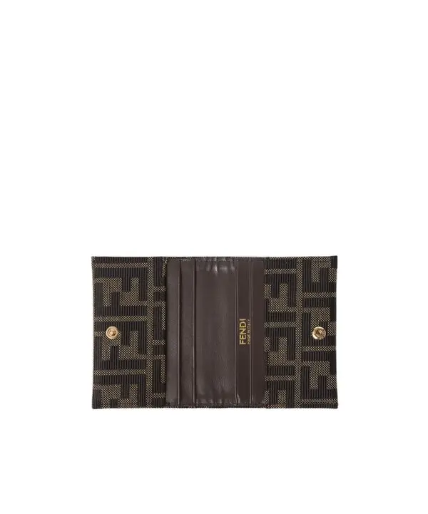 Fendi Ff Jacquard Card Case