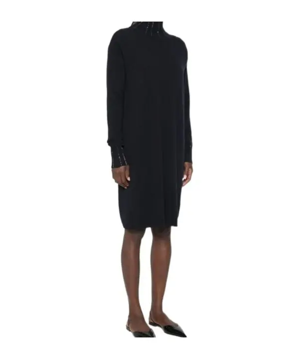 Fabiana Filippi High Neck Knit Dress